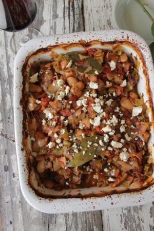 Genuine Greek Baked Beans Full of Taste - Gigantes Plaki | Compass & Fork